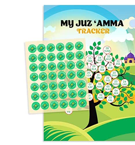 GLMCo - My Juz Amma Tracker - Hifdh Chart - Juz Amma Tree - Quran ...