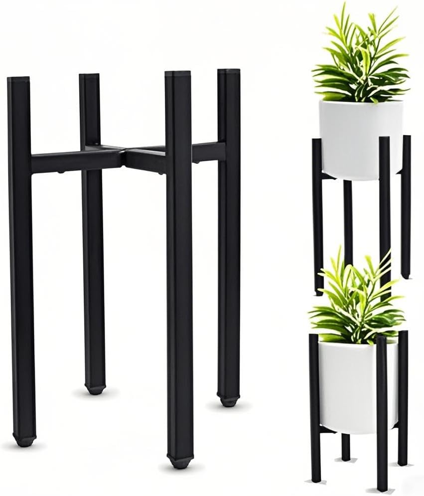 Amazon.com: Plant Stand,Adjustable flower pot stand，Mid Century Modern ...