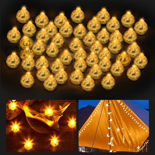 30 Pack Mini LED Balloon Lights, Warm White Battery Operated Decorative ...