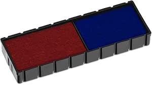 COLOP E/12/2 Blue/Red Replacement Pad - Single | 107142 | 2 Colour pad ...