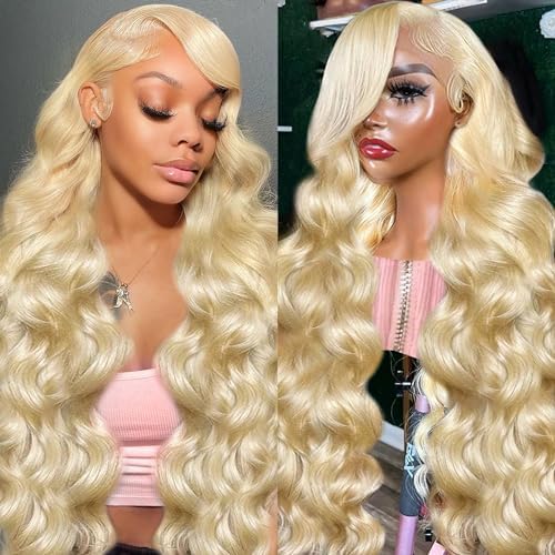 Amazon.com : Resore 613 Blonde Lace Front Wig Human Hair 200 Density ...