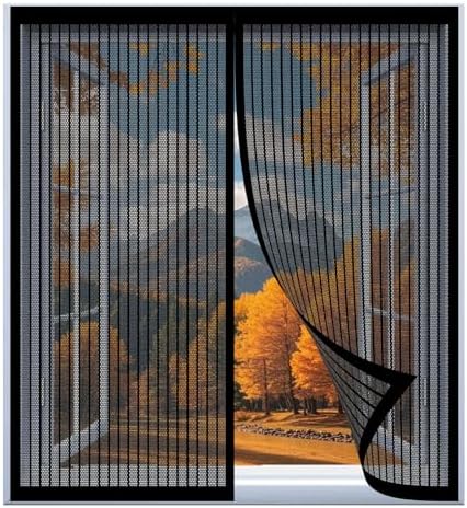 Magnetic Window Screen for Cats 85 x 50 cm Easy Installation No ...