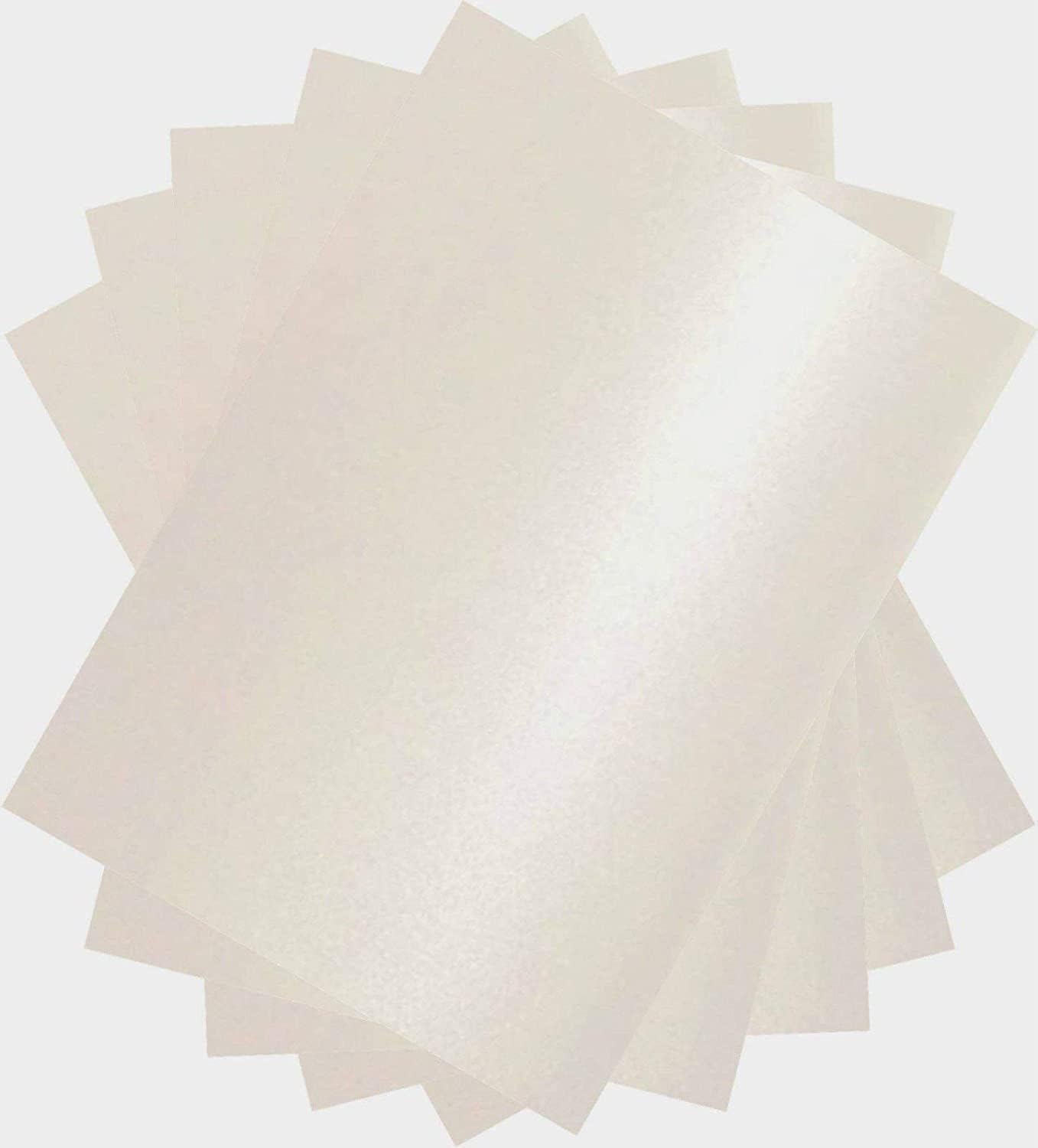 Pearl White A6 Card Stock x50 Sheets, 250gsm, Double Sided - Stella ...