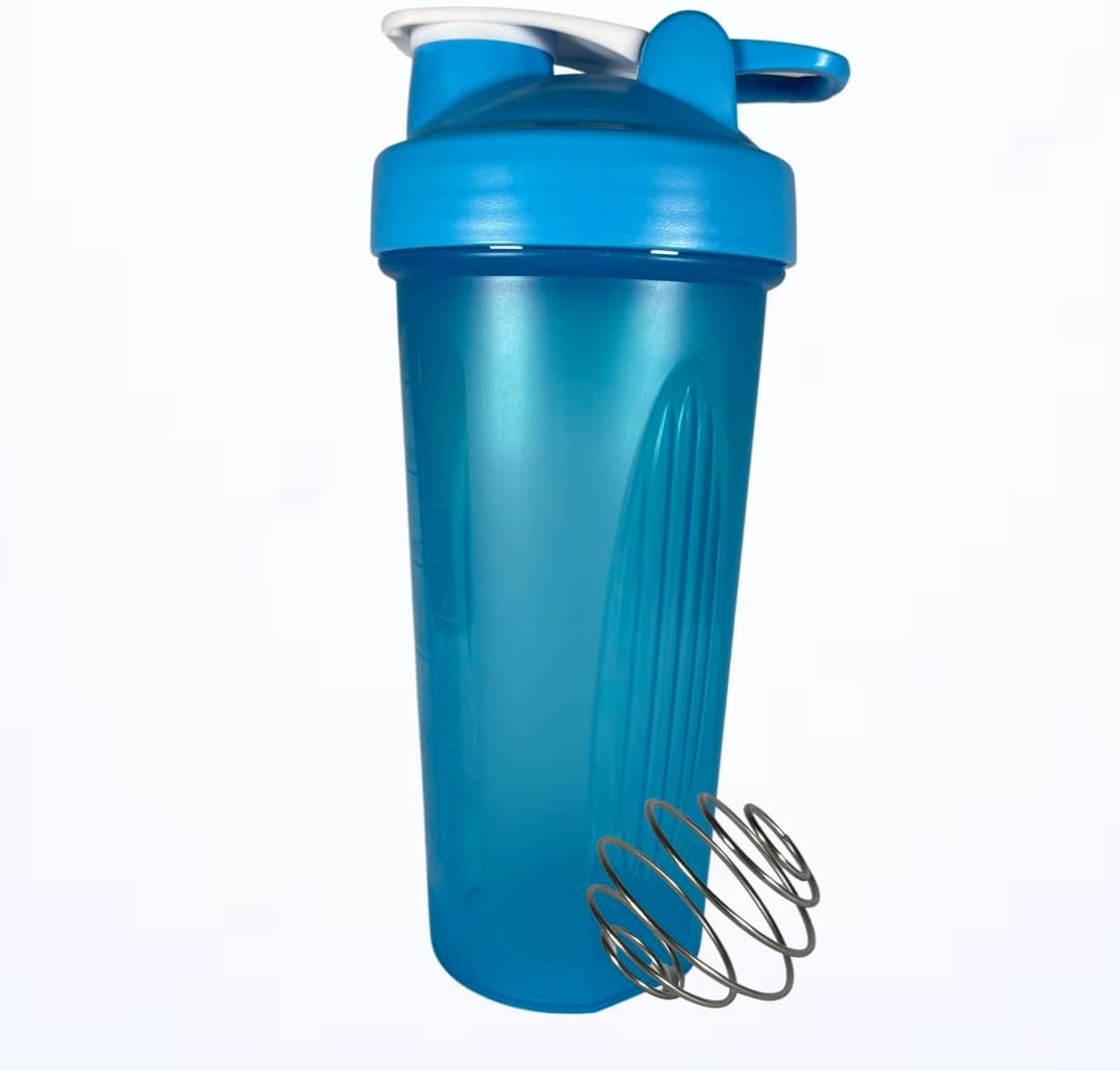 Vaso Shaker de 20 oz con bola de licuadora y tapa (azul) – Yaxa Colombia