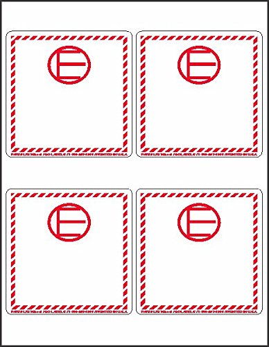 GC Labels-LR11-S, Dangerous Goods in Excepted Quantities Laser Sheet ...