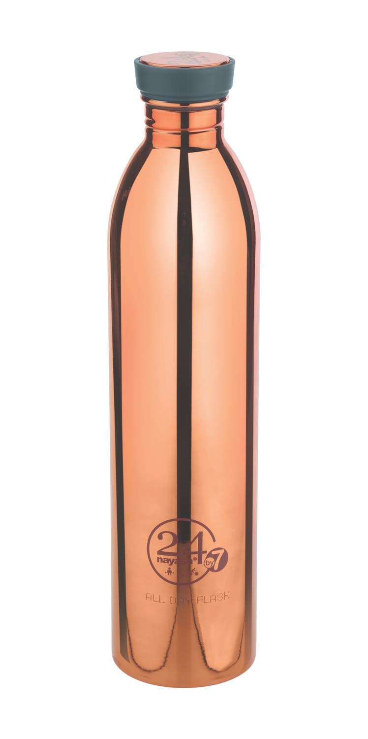 Buy Nayasa 24 by 7 Double Wall Vacuum Flask Water Bottle 750 ml Online ...