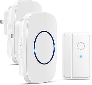 Door Chime When Door Opens, FullHouse Door Sensor Wireless Entry Alarm ...