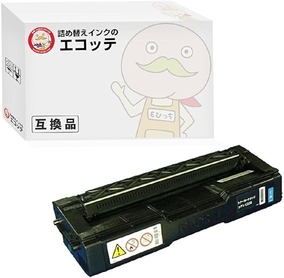 Amazon | 【エコッテ】 RICOH (リコー)用 SP C220 リサイクルトナー シアン 1本 IPSiO SP トナーカートリッジ C220 IPSiO イプシオ C230SFL ...