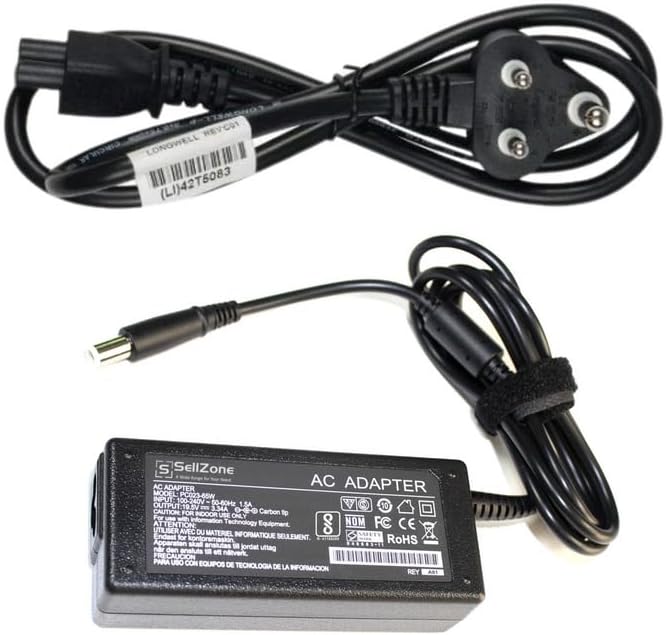 SellZone Laptop Charger Adapter 65w 19.5v 3.34a Pin 7.4 * 5.0mm org ...