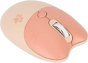 Cute Cat Wireless Mouse 2.4G, Portable Gaming Mouse, 3 Levels DPI ...