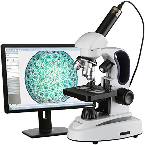 Amazon.com: AmScope M149C-2L-E Digital Compound Monocular Microscope ...