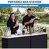 Amazon.com: GoPong GoBar Portable Double Bar Table Set - Mobile ...