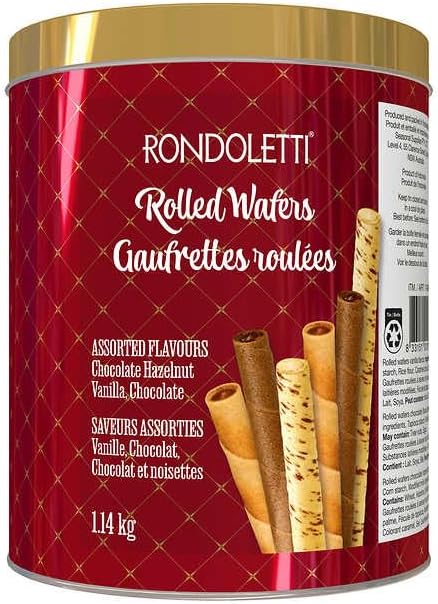 Rondoletti Rolled Wafers Variety 1.14 kg : Amazon.ca: Grocery & Gourmet ...