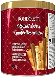 Rondoletti Rolled Wafers Variety 1.14 kg : Amazon.ca: Grocery & Gourmet ...