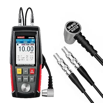 Wintact Digital Ultrasonic Thickness Gauge with UT Meter Sensor ...