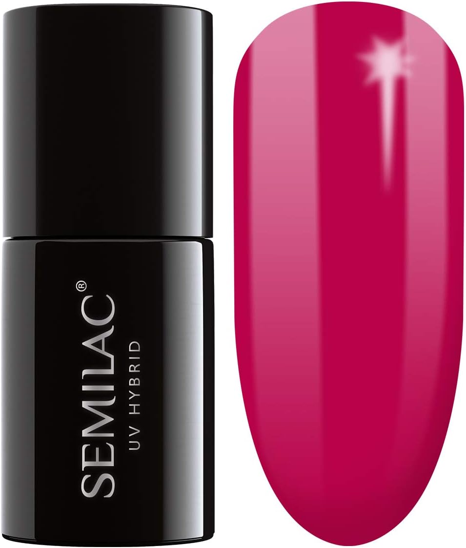 SEMILAC 103 Elegant Raspberry Nail UV Gel Polish | Long Lasting and ...