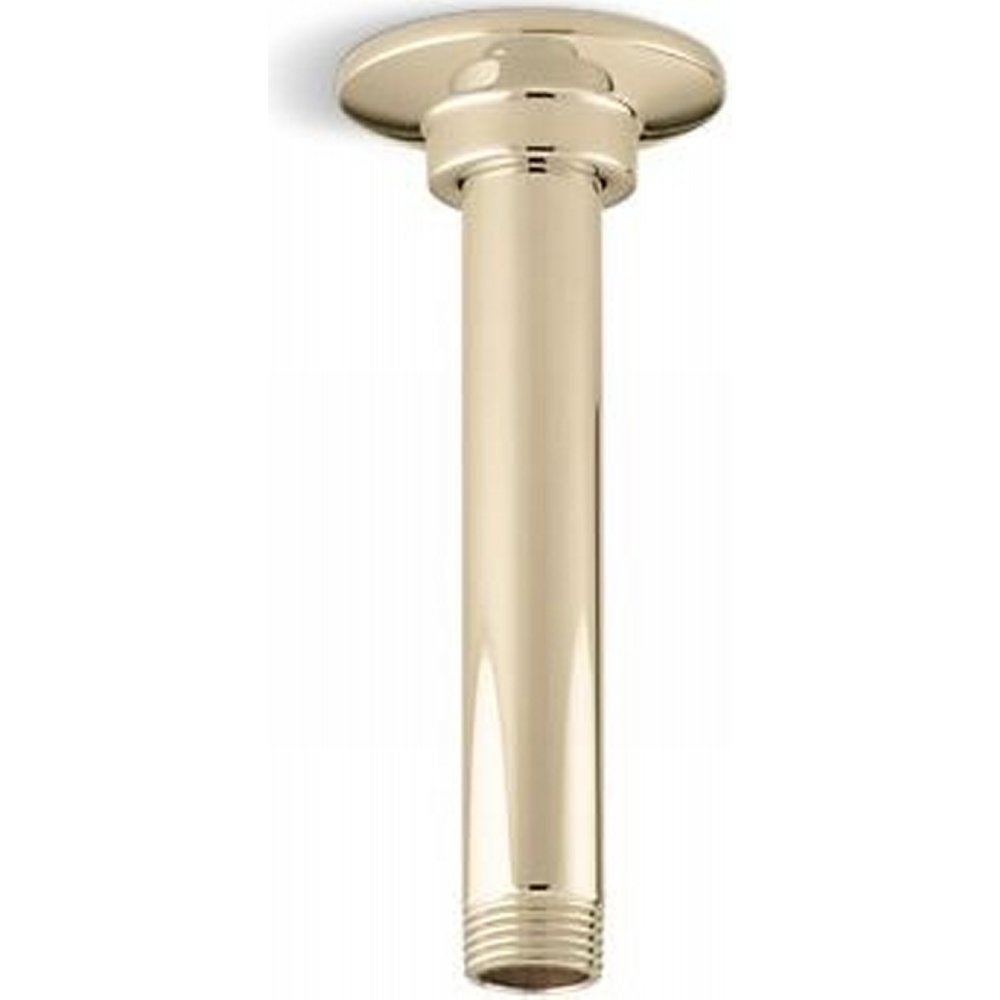 KOHLER K-7394-AF 6-Inch Ceiling Mount Showerarm, Vibrant French Gold ...