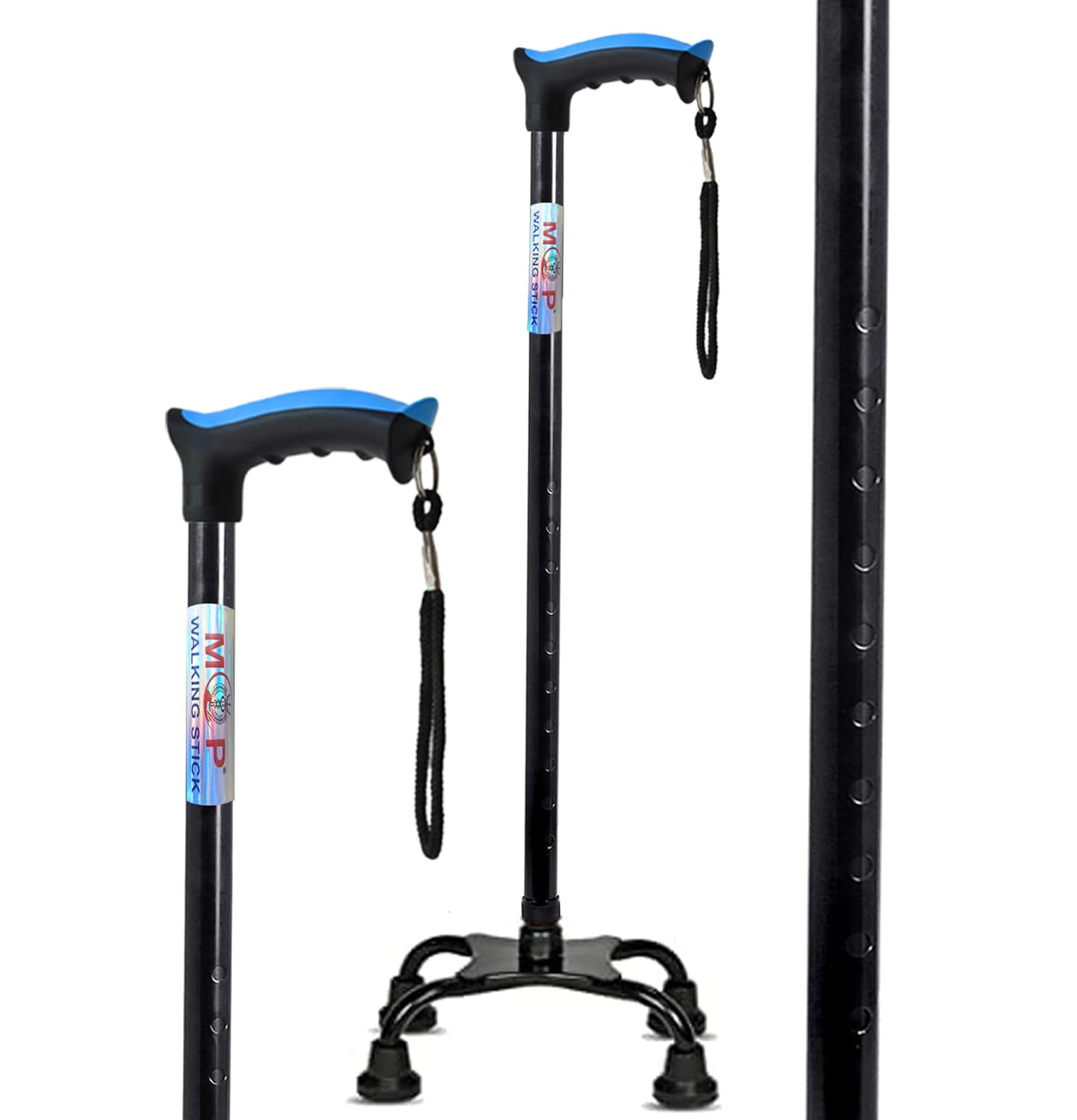 MCP Thunderbolt Self Standing Walking Stick for Old People, Cane Stick ...