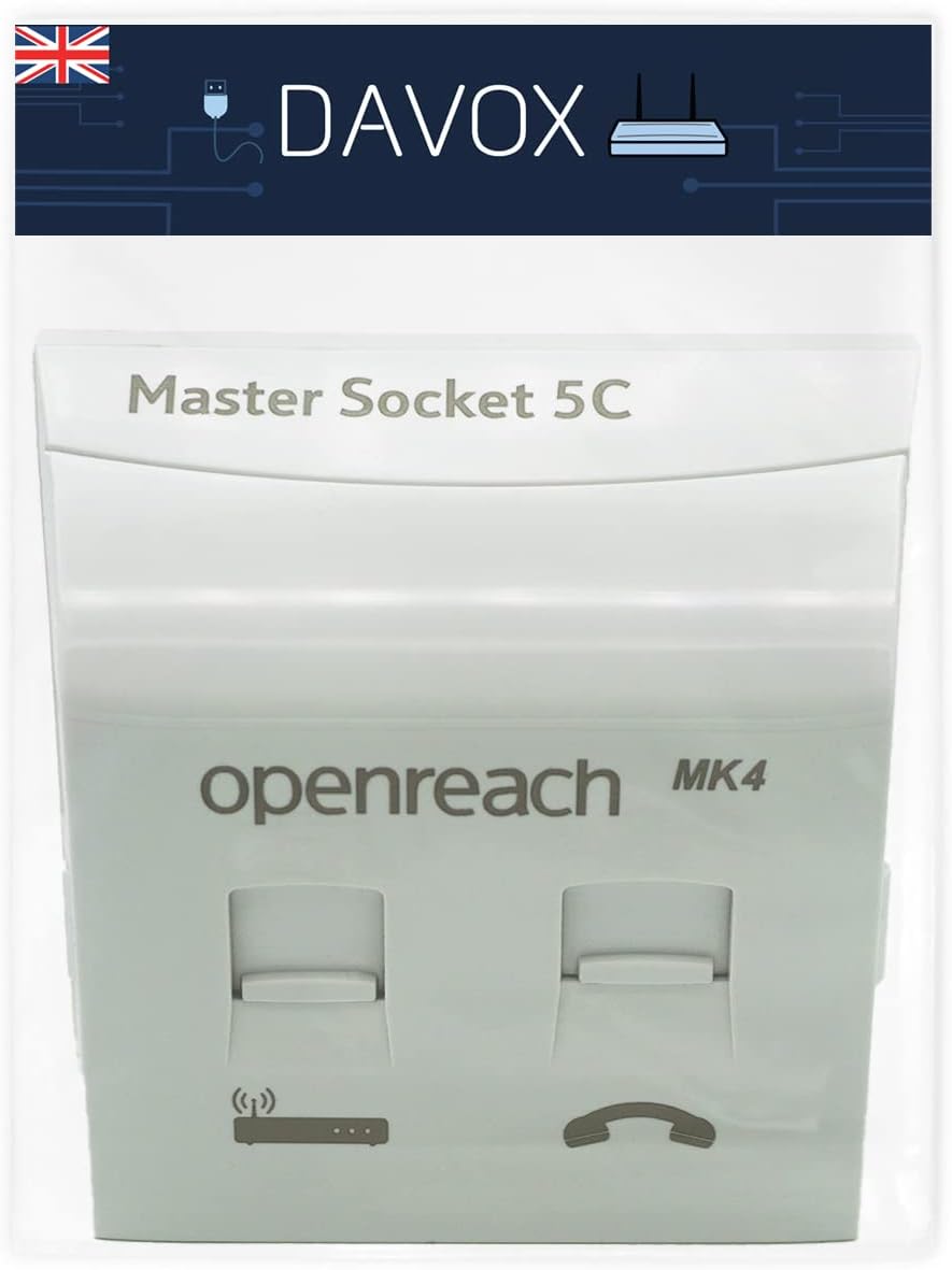 DAVOX BT Openreach master phone socket NTE5C MK2 + MK4 Faceplate ...