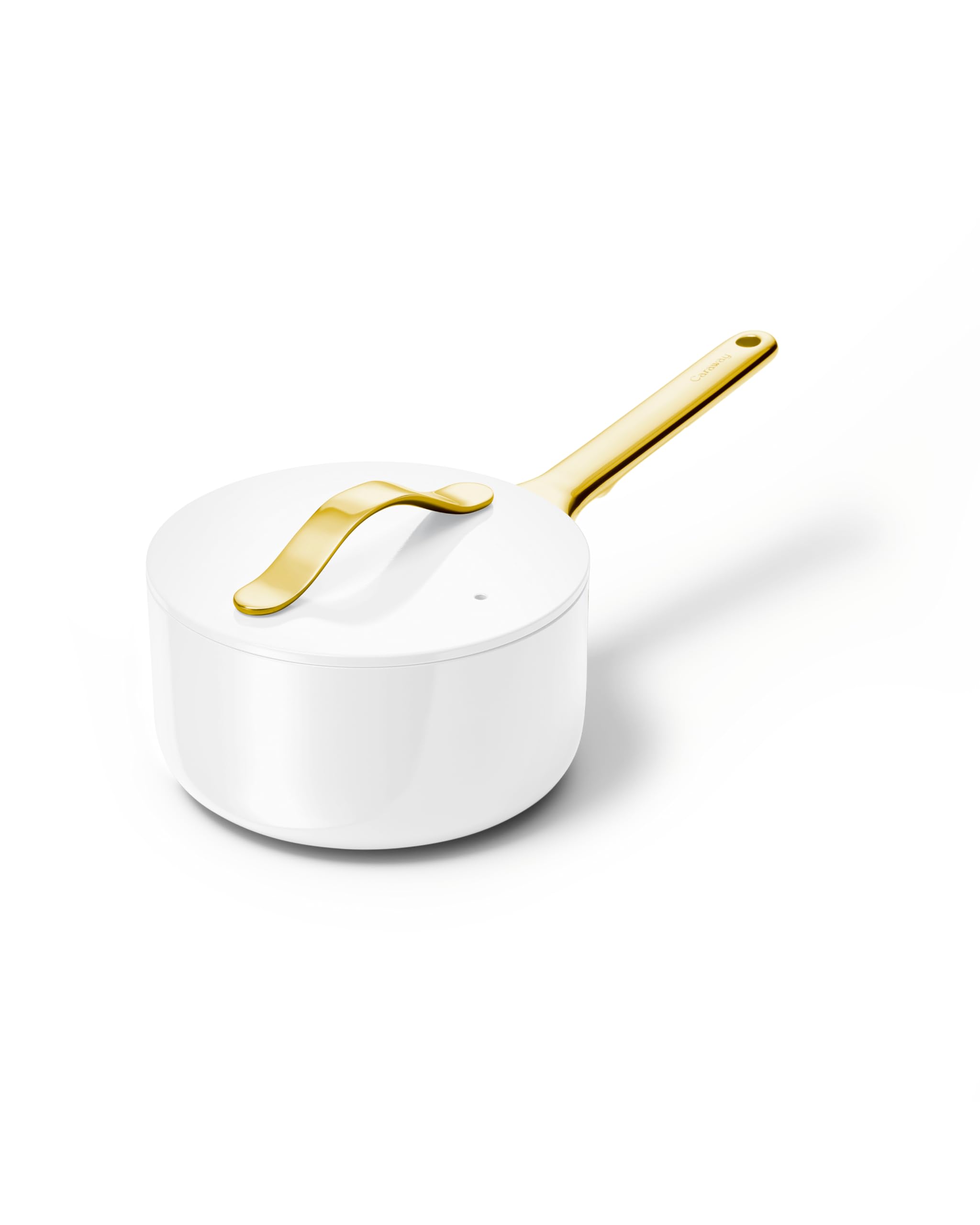 Amazon.com: Caraway Nonstick Ceramic Sauce Pan with Lid (1.75 qt) - Non ...