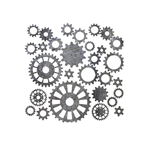 Amazon.com: 29 Scratched Metal Style Gear Decals - Sizes Shown in ...