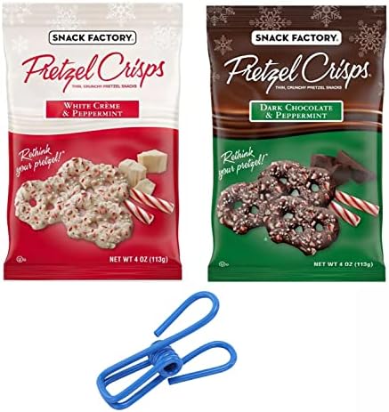 Amazon.com: Snack Factory Pretzel Crisp 4 Oz Pack Of 2! 2 Flavors Dark ...