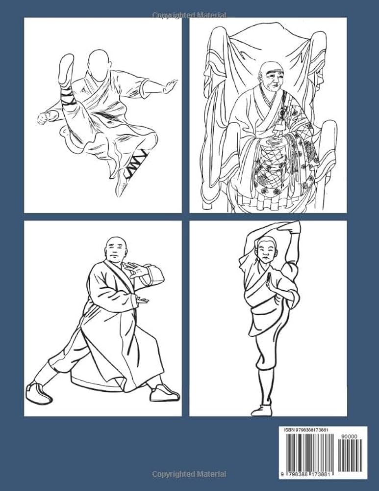 kung fu coloring pages