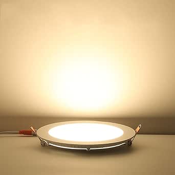 Amazon.co.jp: 3w/6w/9w/12w/15w/18w LED Round Ultra Slim Ceiling Light ...