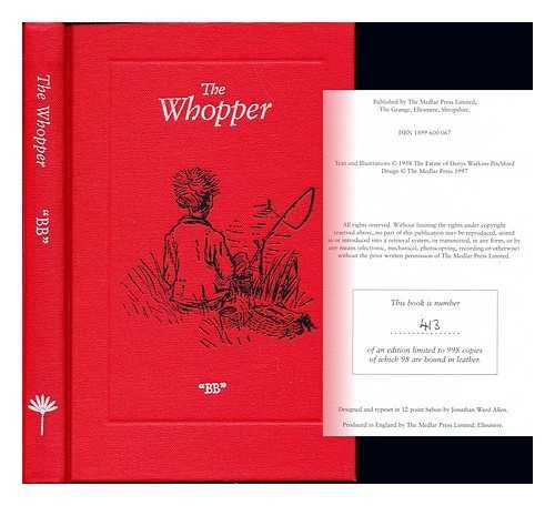 THE WHOPPER. By "BB".: Amazon.co.uk: "BB". Watkins-Pitchford, D. J ...