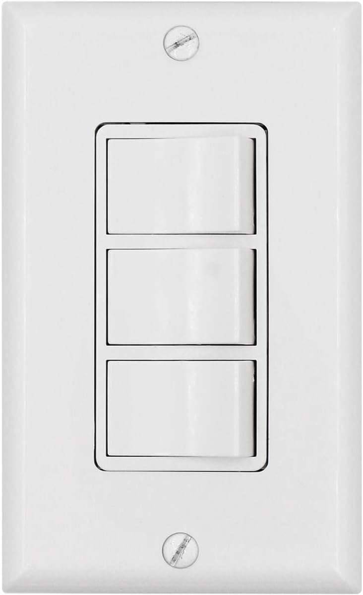 Eaton 7729W-SP 15-Amp 120-Volt Decorator Heavy Duty Grade Three Single ...