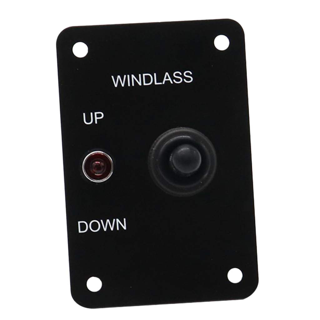 Buy Shiwaki Anchor Windlass UP/DOWN Toggle Switch Control Panel Red ...