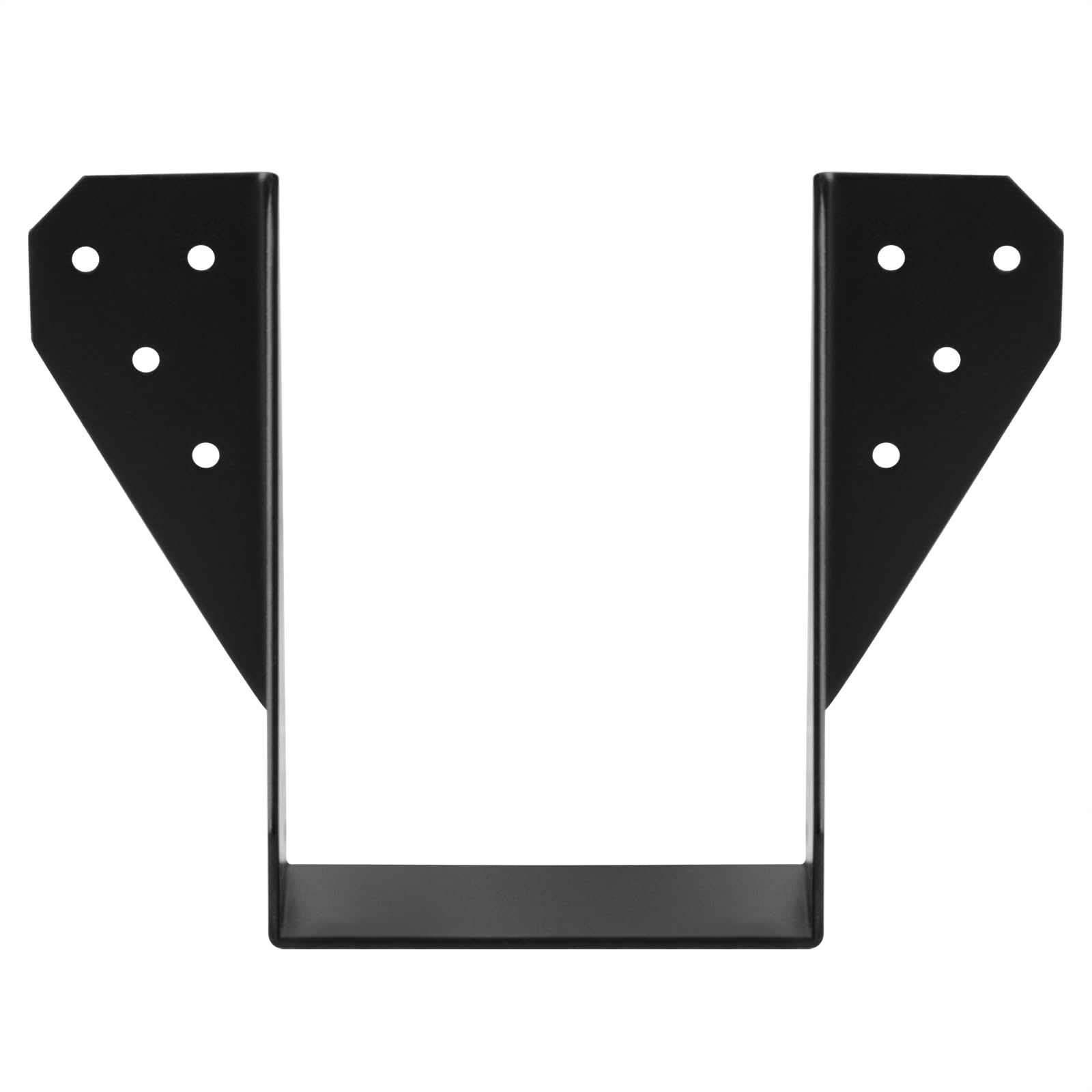 10 Pack Black Face-Mount Joist Hanger for 4"x 6" Nominal Lumber,2mm ...