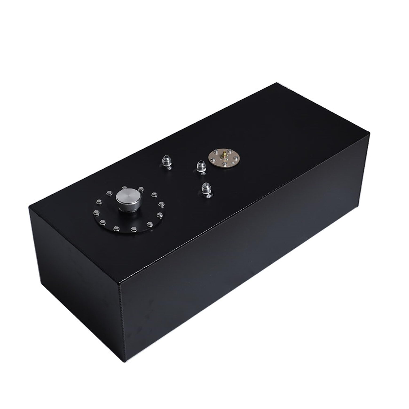 Silscvtt 15 Gallon Aluminum Fuel Cell Tank Black Racing/Drift Fuel Cell ...