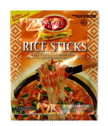 Amazon.com : White King pancit bihon mix 40g (Pack of 12) : Noodle ...