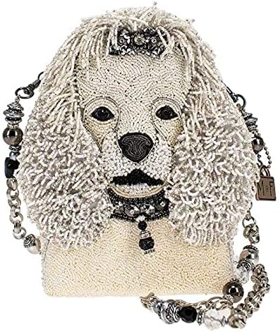 Mary Frances Fifi Hand Beaded Crystal Jeweled Poodle Dog, Shoulder Bag ...