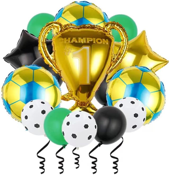 13 pcs World Cup balloons，Football Foil Balloons Soccer Balloon Sports ...