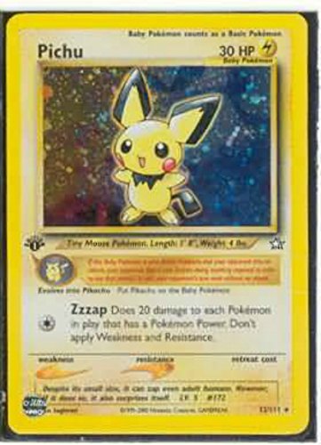 Buy Pokemon - Pichu (12) - Neo Genesis - Holo - 1st Edition Online at ...