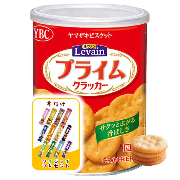 Amazon.co.jp: 【今だけオマケ付き】 104枚入り YBC ルヴァン プライム Lサイズ 缶 保存缶 大塚製薬 ソイジョイ オマケ付き 食品 飲料 【賞味期限2029年8月31日迄 ...