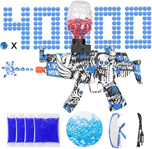 Gel Ball Blaster , Water Ball Blaster Gun with 40,000 Water-Absorbing ...