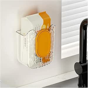Amazon.com: Kitchen Wipes Storage Box,Wall Mounted Tissue Box,No ...
