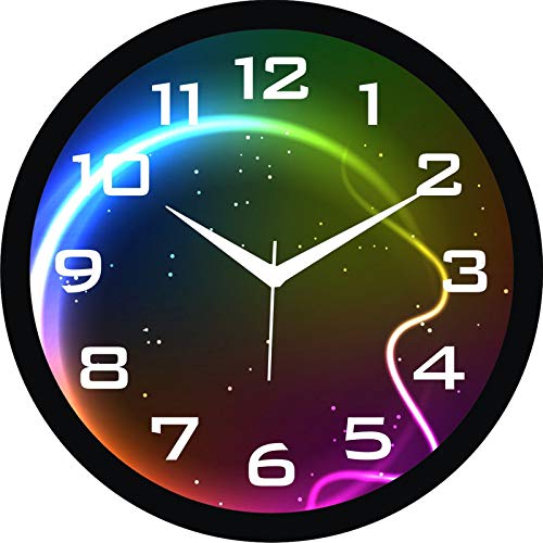 Buy Neon Light Wall Analog Clock Online at Low Prices in India - Amazon.in