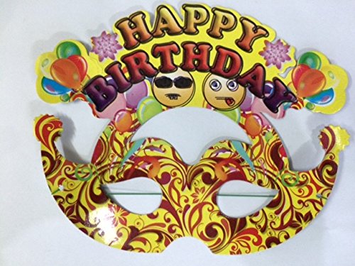 Celebration Ideas Happy Birthday Paper Eye Mask : Amazon.in: Toys & Games