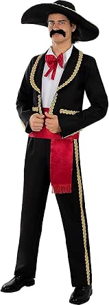 Funidelia Mariachi Costume for Men, Includes trousers, cummerbund, hat ...