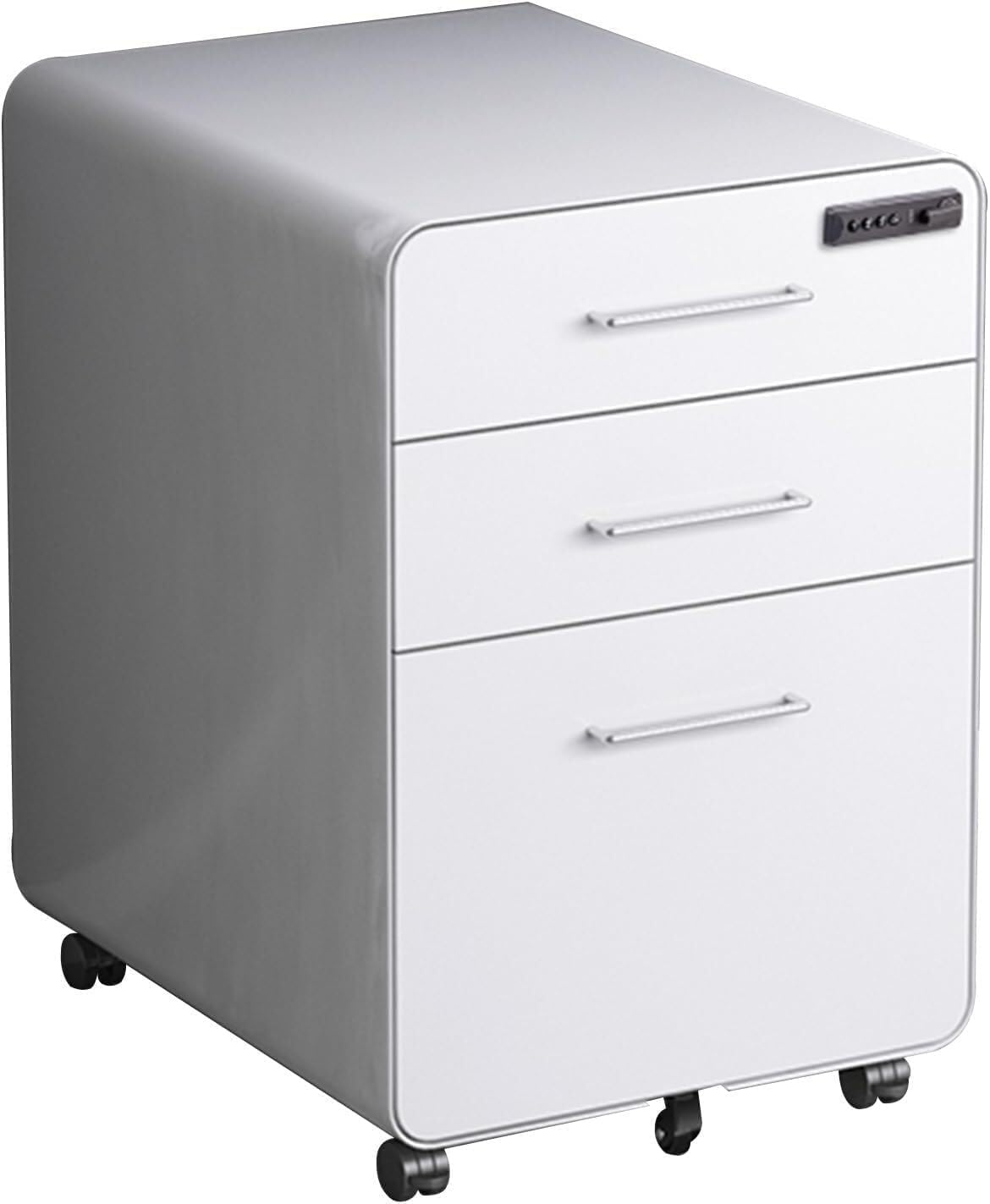 Amazon.com: CHEFFS Desk File Cabinet Drawer File Cabinet on Wheels ...