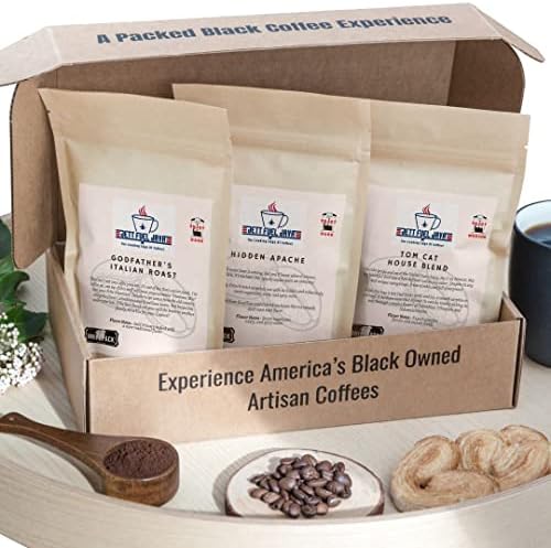 Amazon.com : NoirePack-Black Owned Coffees Sampler Box, Whole Bean ...