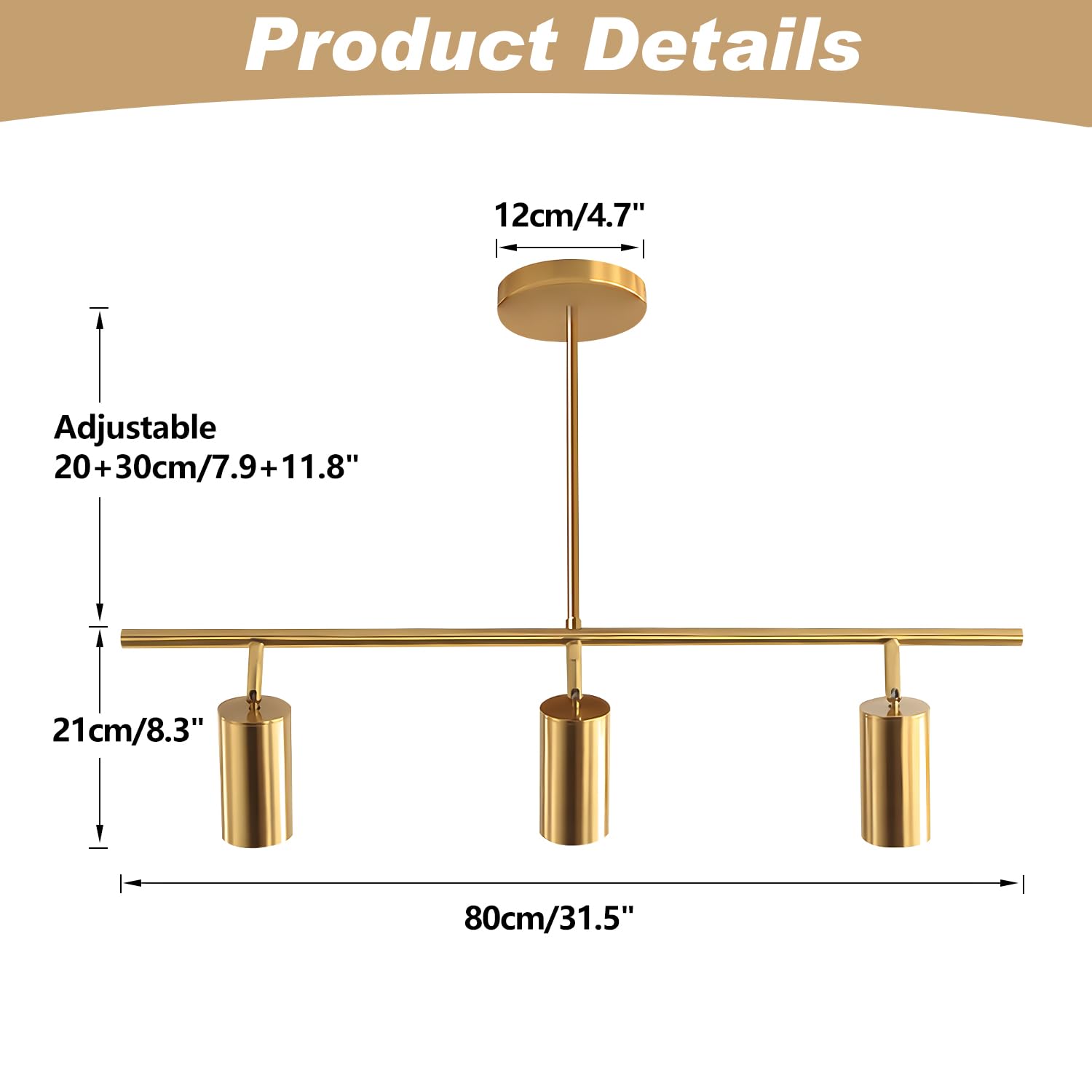 Snapklik.com : KCO Lighting Linear Pendant Light Ceiling Track ...