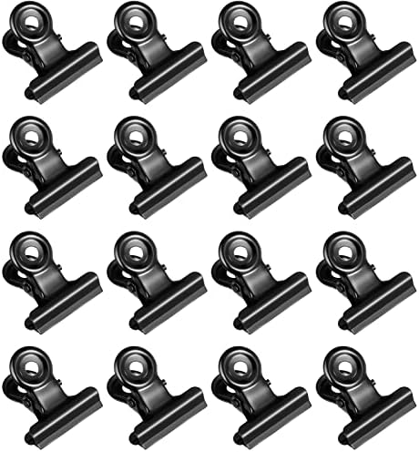 Coideal Small Bull Clips Black, 30 Pcs Mini Binder Paper Clips Tiny ...