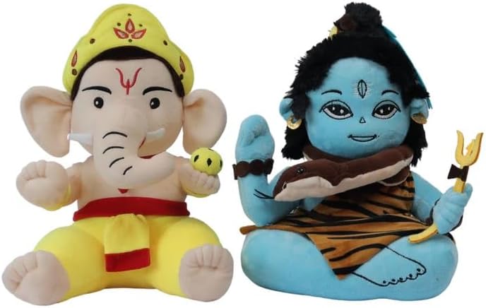 Buy Panda's Box Mantra Chanting Baby Ganesha & Baby Shiva (Pack of 2 ...