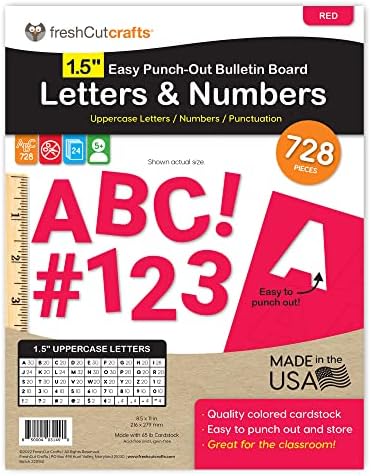 Amazon.com: FreshCut Crafts | Bulletin Board Letters & Numbers, PURPLE ...