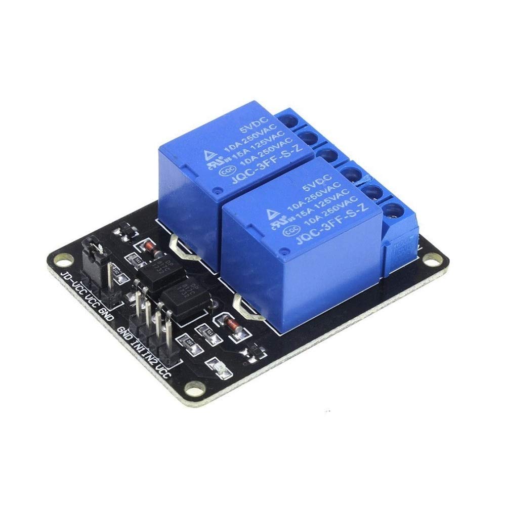 Buy Moselota Relay Module- DC 5V 2 Channel Relay Module With ...